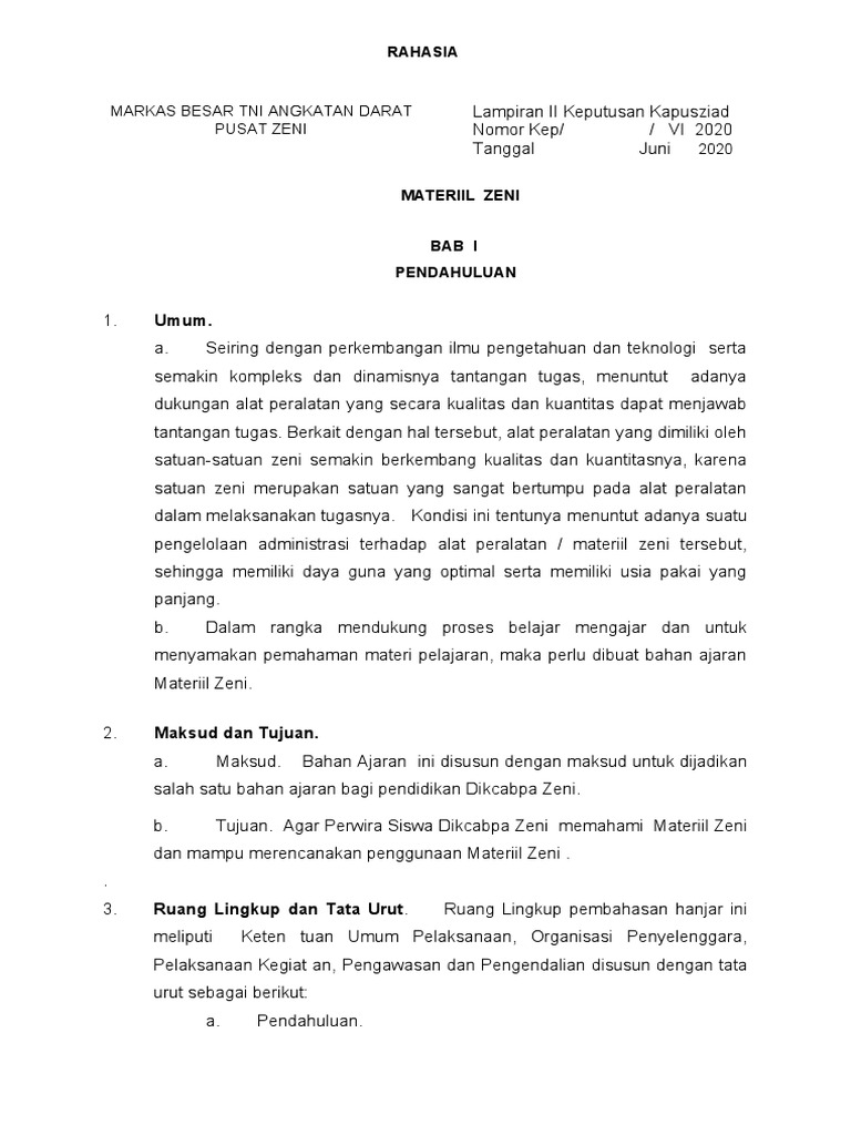 RAHASIA MILITER ZENI | PDF