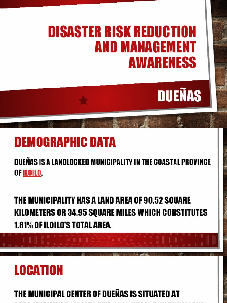 Disaster Risk Reduction and Management Awareness | PDF | Flood ...