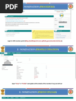 Provident Fund - E-Nomination Process Guide | PDF