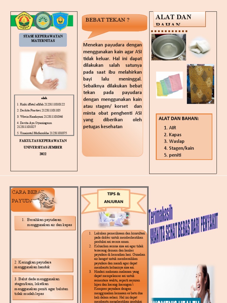Cara Bebat Payudara untuk Hentikan ASI | PDF