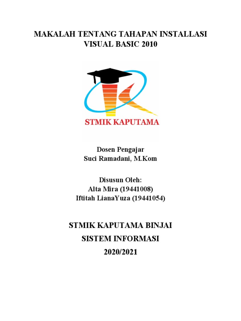 Panduan Instalasi Visual Basic 2010 | PDF