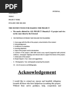 Class 12 - English Project | PDF