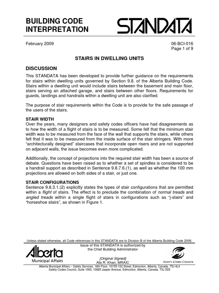 StanData - Stairs in Dwelling Units | PDF | Stairs | Building Engineering