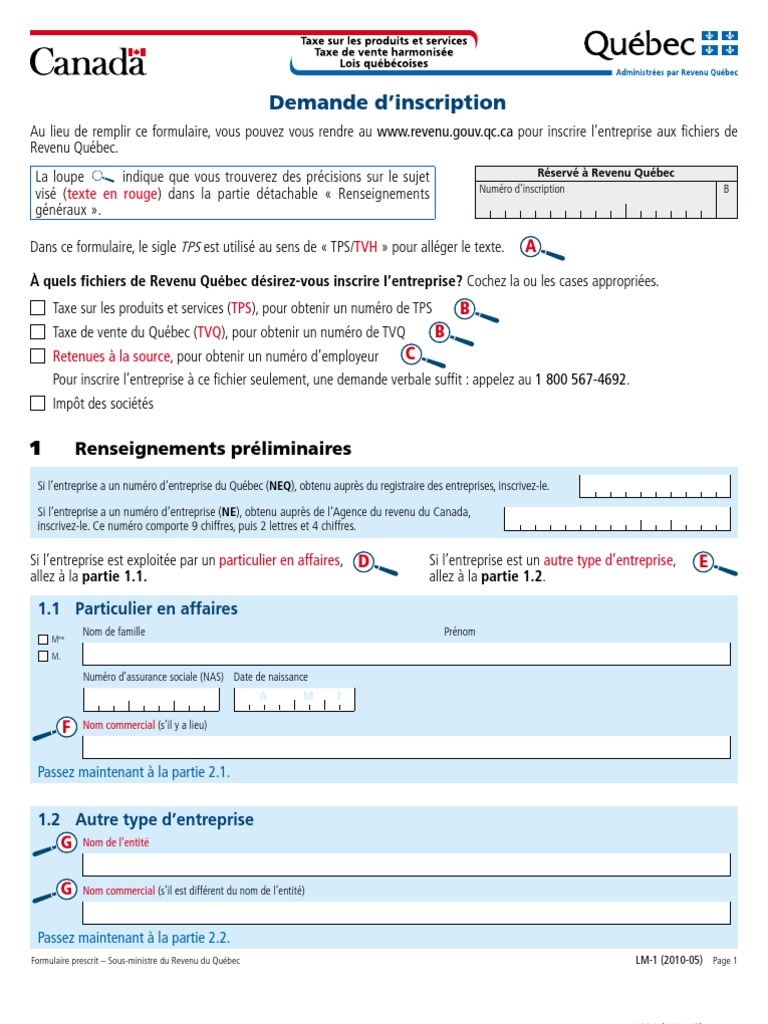 lm-1(2010-05) tps - tvq | Sodles | Économie