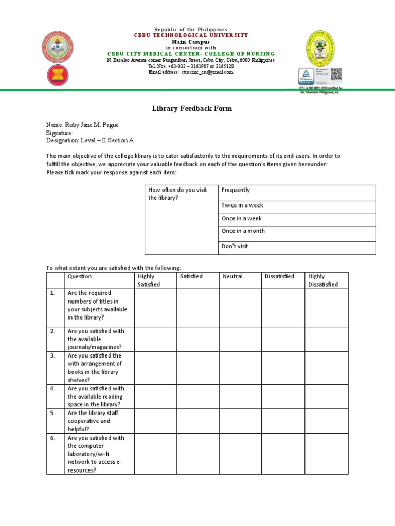 Library Evaluation Tool Sample | PDF