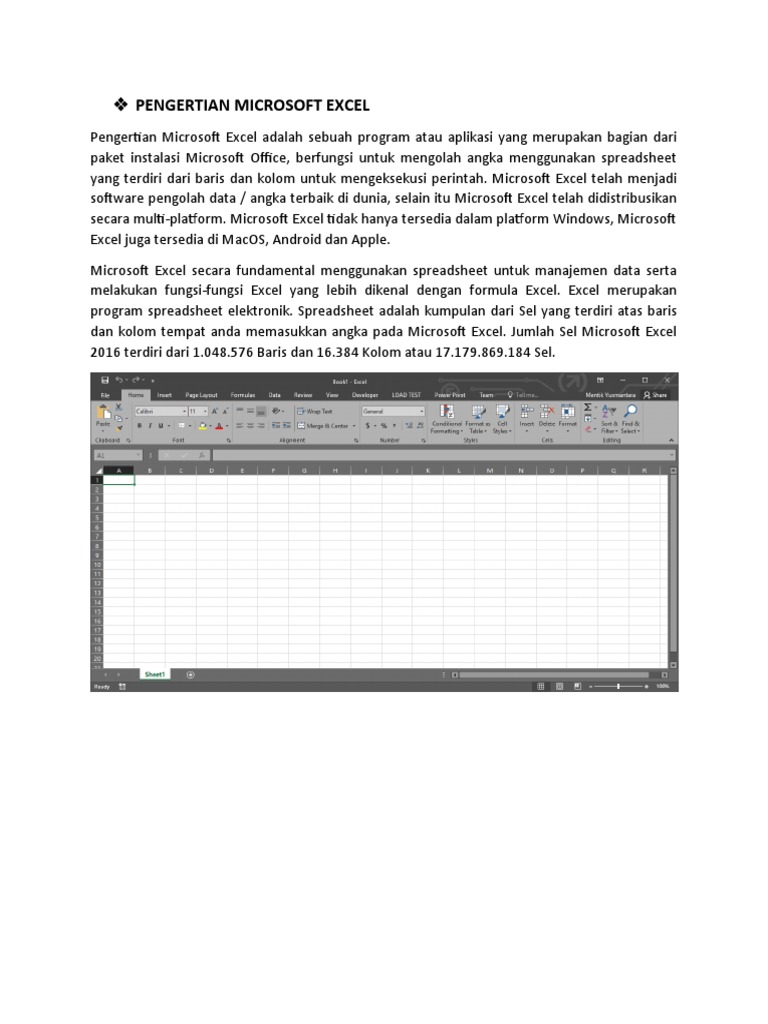Makalah Microsoft Excel | PDF