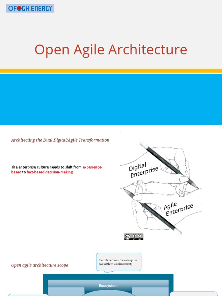 Open Agile Architecture | PDF | System | Agile Software Development