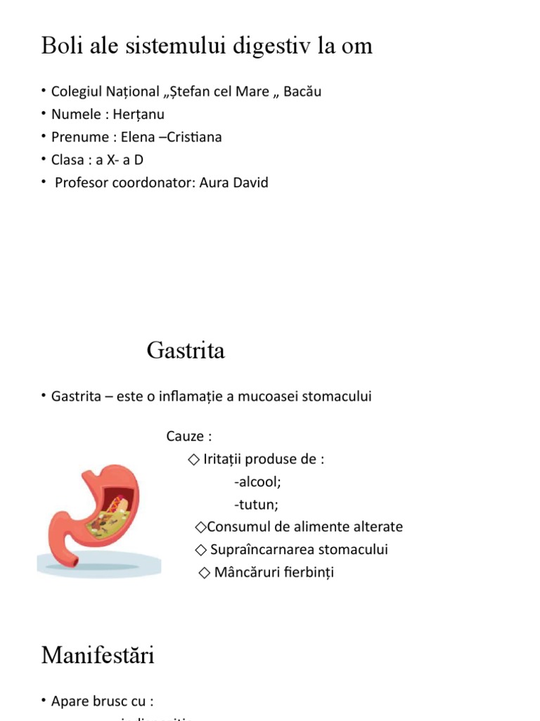 Boli Digestive | PDF