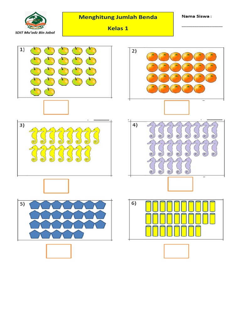 Menghitung Jumlah Benda | PDF