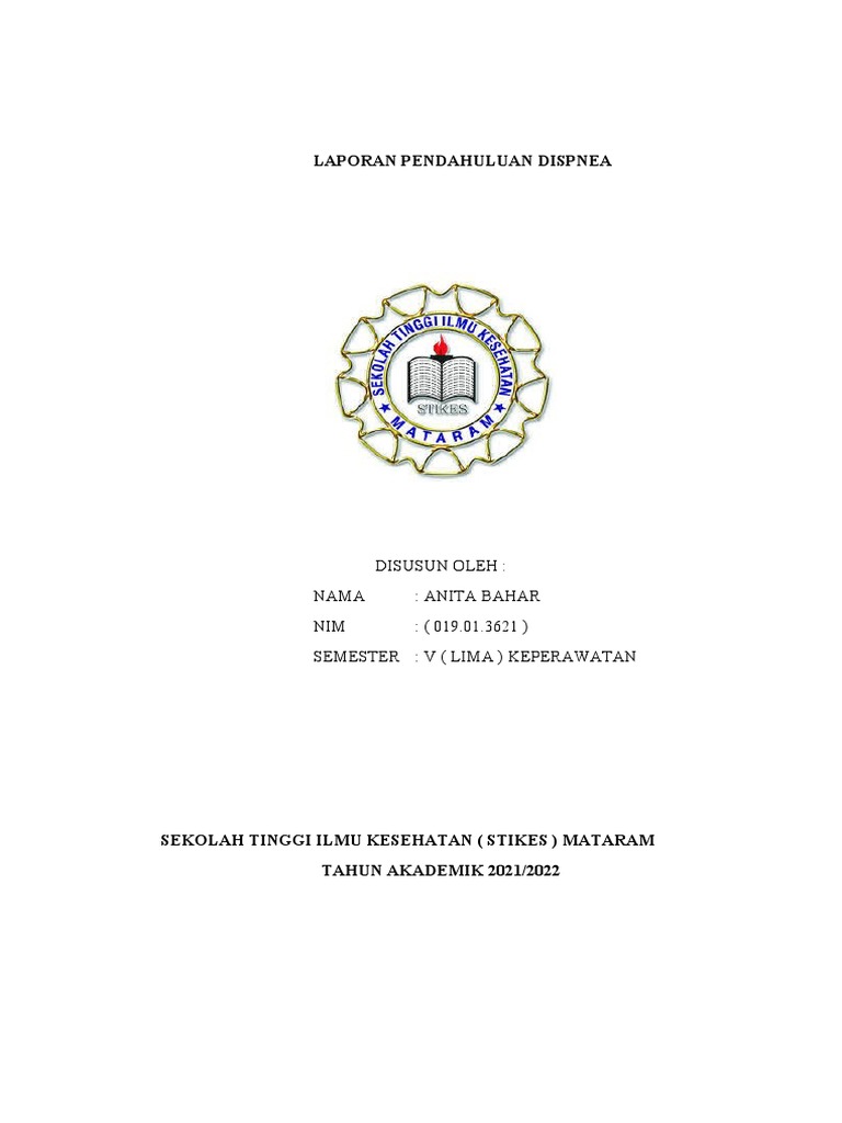 Laporan Pendahuluan Dispnea 2 | PDF