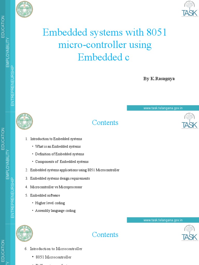 Embedded Systems With 8051 Micro-Controller Using Embedded C | PDF | Embedded System ...