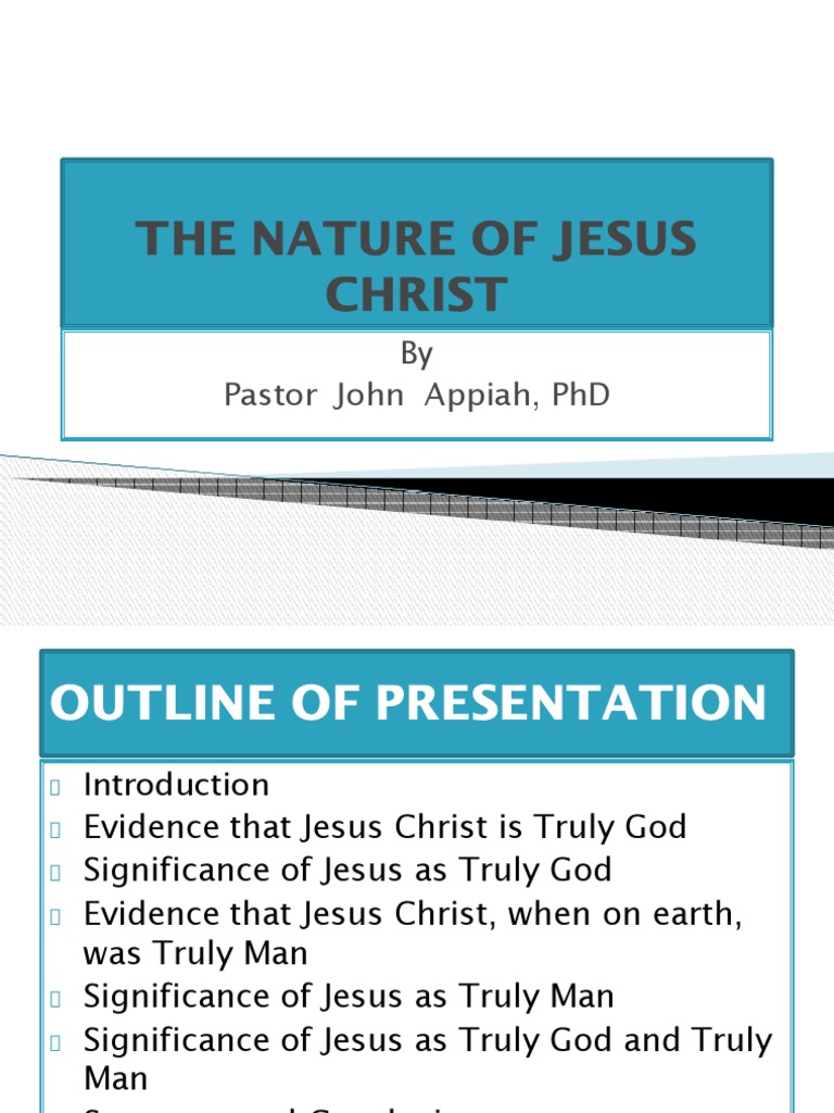 Summary, The Nature of Jesus | PDF | Jesus | Gospel Of Matthew