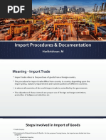 Import-Export Procedures at CFS | PDF | Cargo | Customs