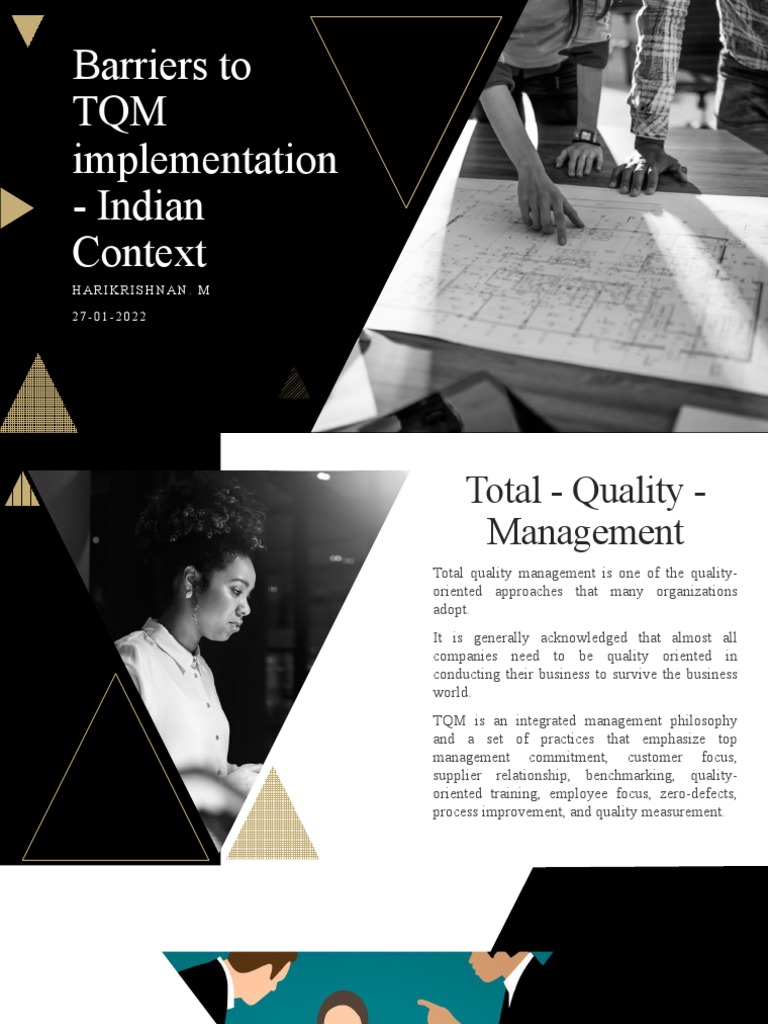 Barriers To TQM Implementation - Indian Context | PDF | Employment ...