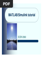 MATLAB Simulink Tutorial | PDF | Matlab | Simulation