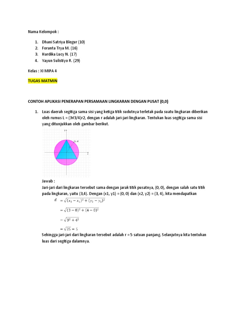 Kelompok 5 - Tugas Matmin | PDF