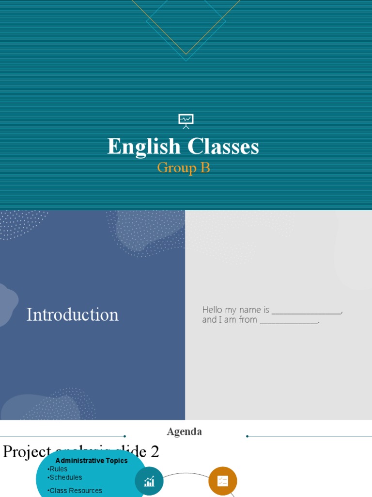 English Classes Introduction 1 | PDF | Adjective | Question