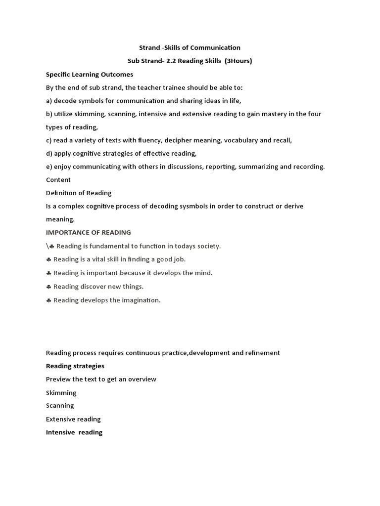 Mastering Reading Skills and Strategies | PDF | Reading Comprehension ...
