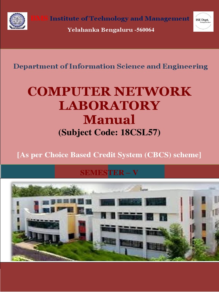 5th Sem CN Lab Manual 2021-22 | PDF | Transmission Control Protocol | Channel Access Method