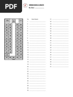 Denah Kursi Bus 50 Seat 2-2 | PDF