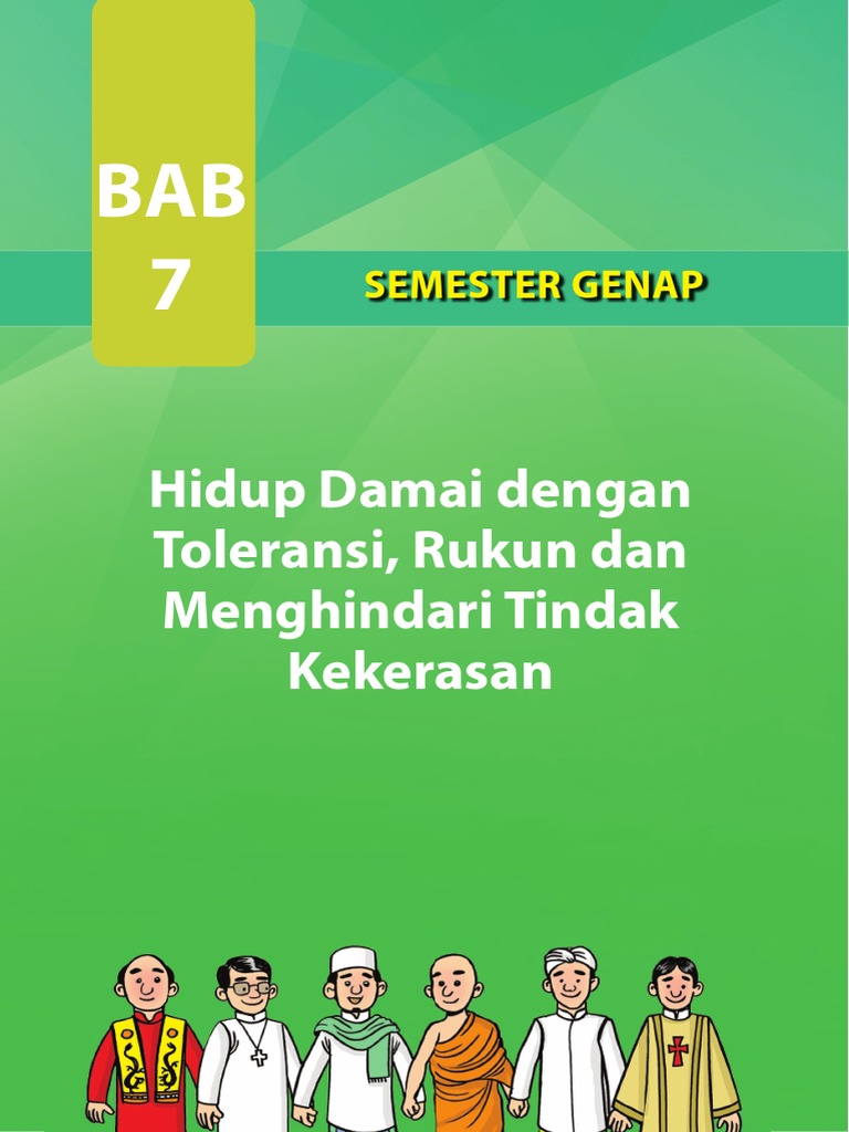 Bab 7 Hidup Damai Dengan Toleransi, Rukun, Dan Menghindari Tindak ...