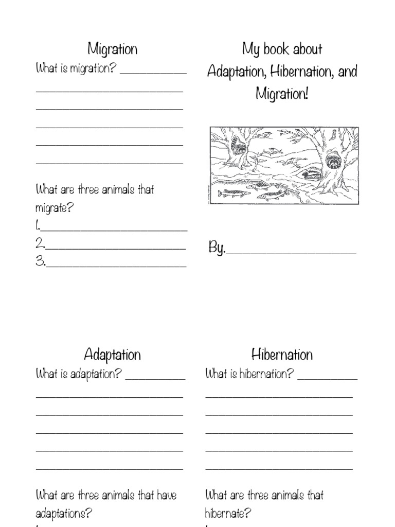 Migration Hibernation Adaptation Book | PDF