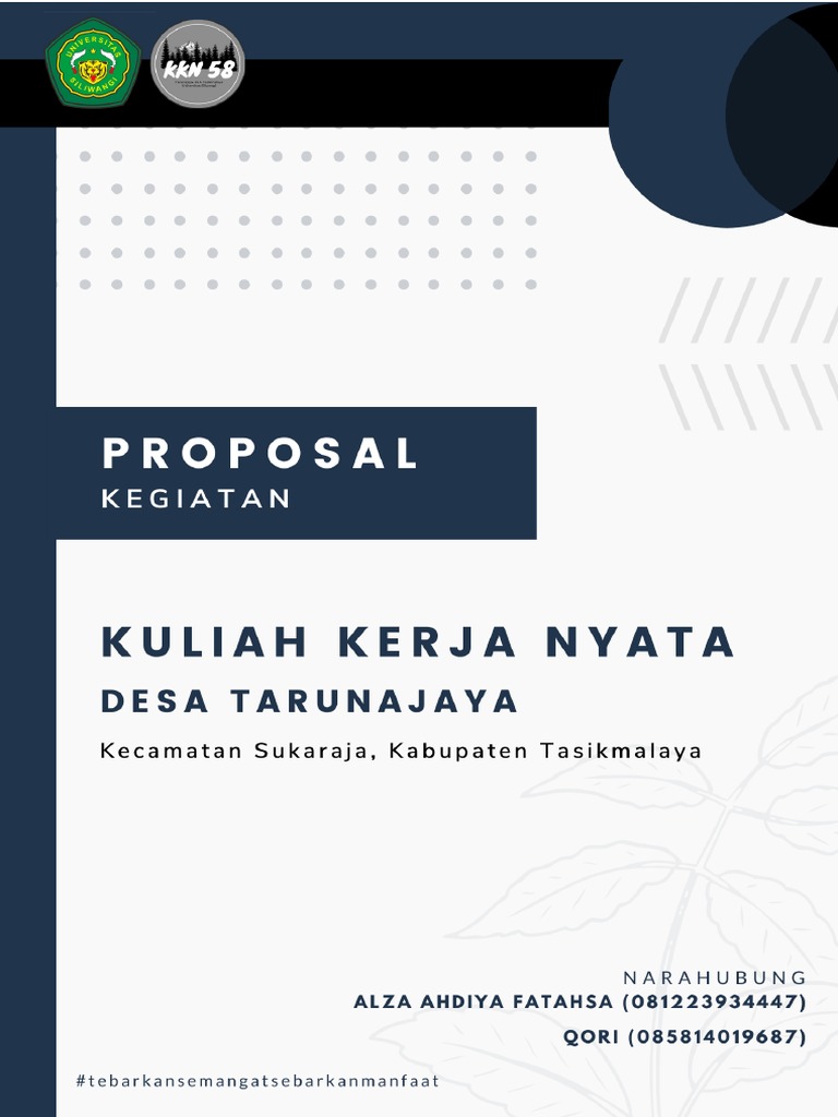 Proposal KKN 58 | PDF