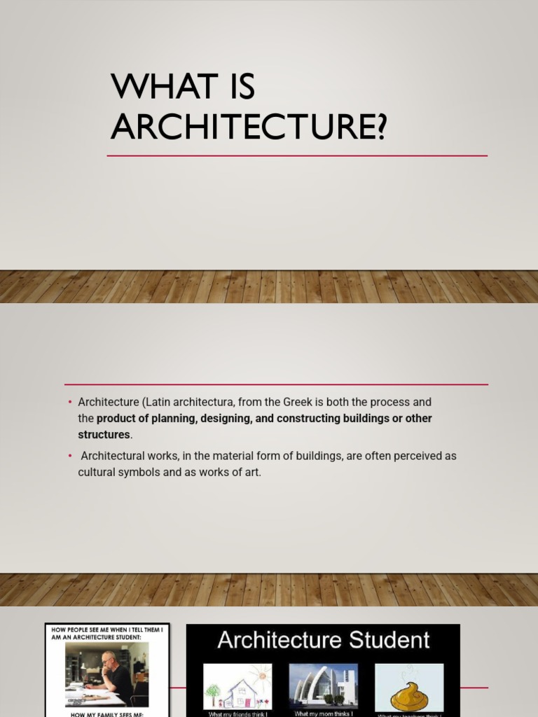 What Is Architecture | PDF | Licensure | Architect