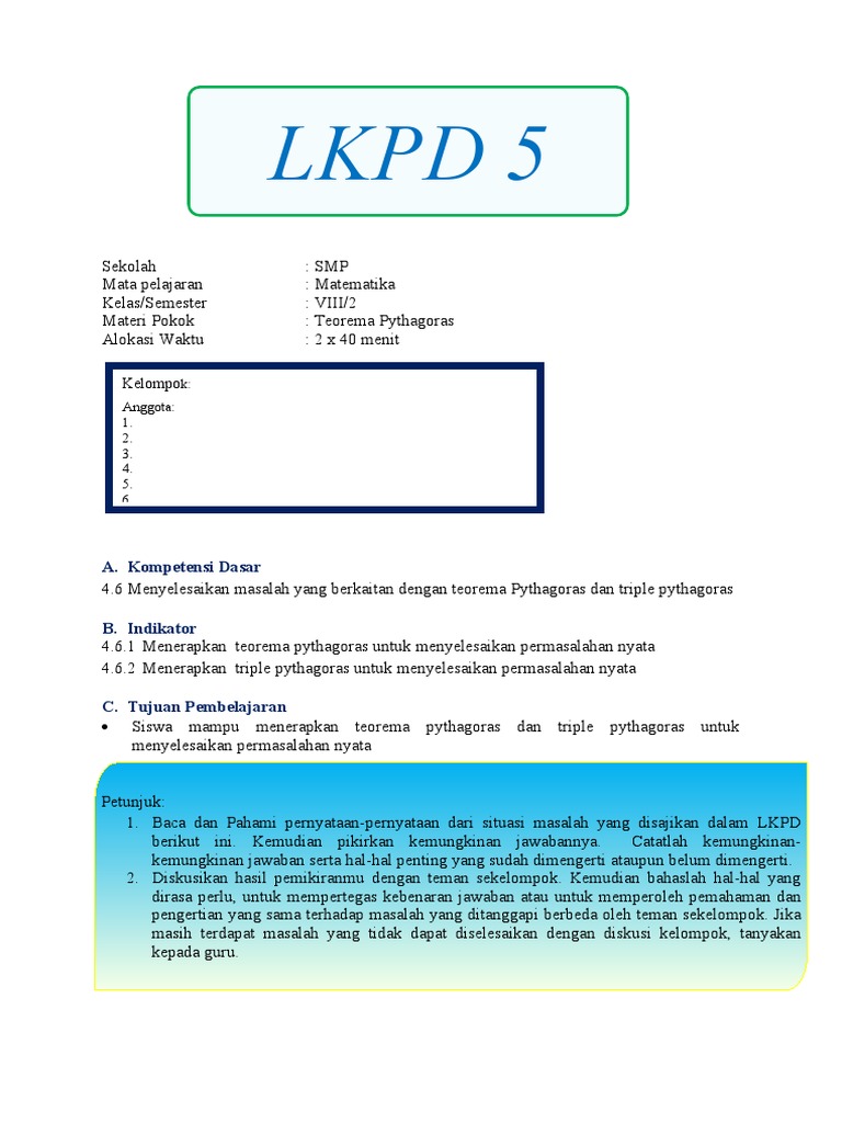LKPD 4 | PDF