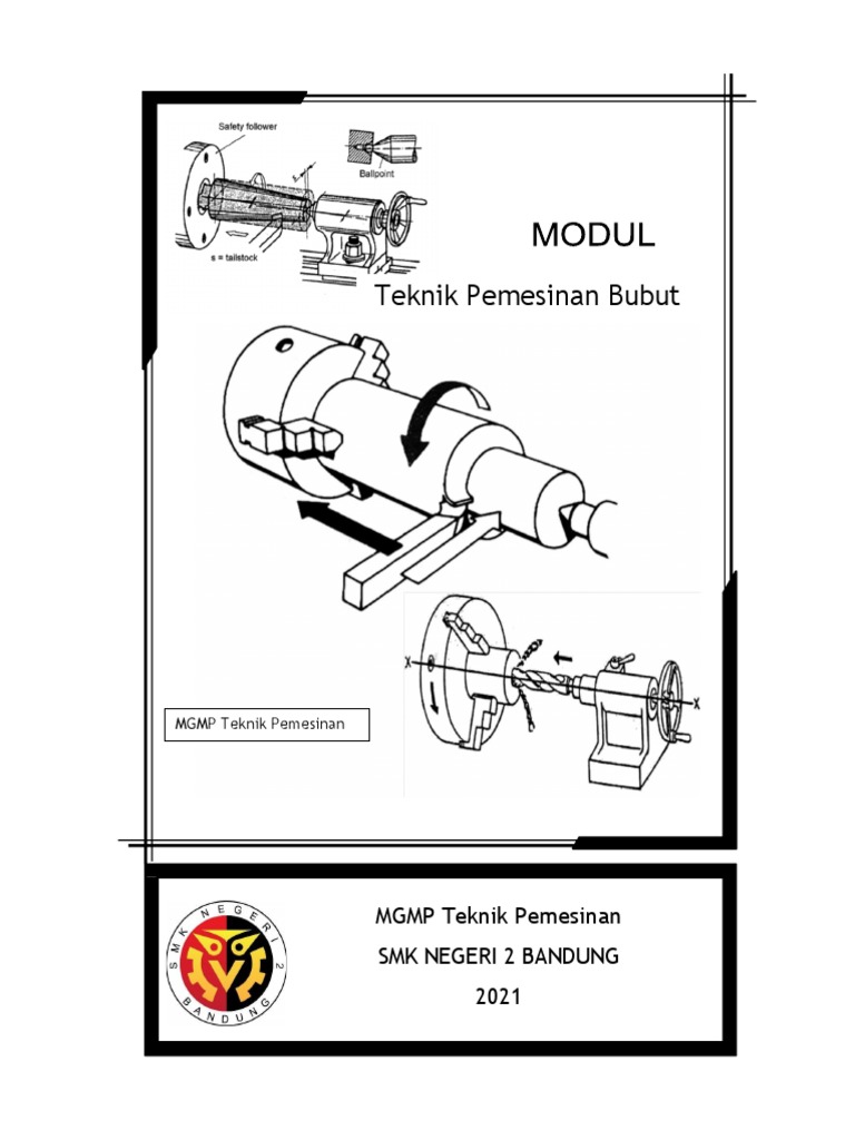 Teknik Pemesinan Bubut (Modul) | PDF