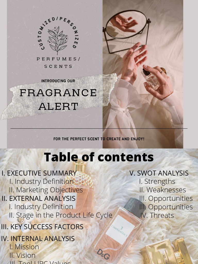 Marketing Plan | PDF | Perfume | Marketing