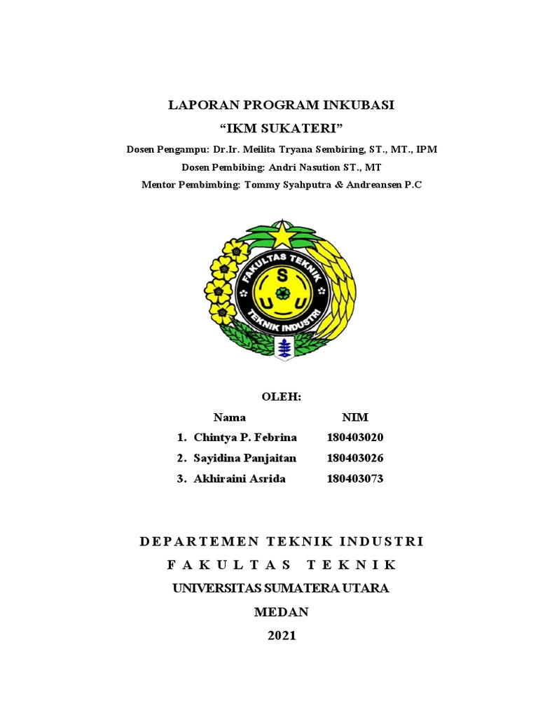 Laporan Program Inkubasi Ikm Sukateri | PDF