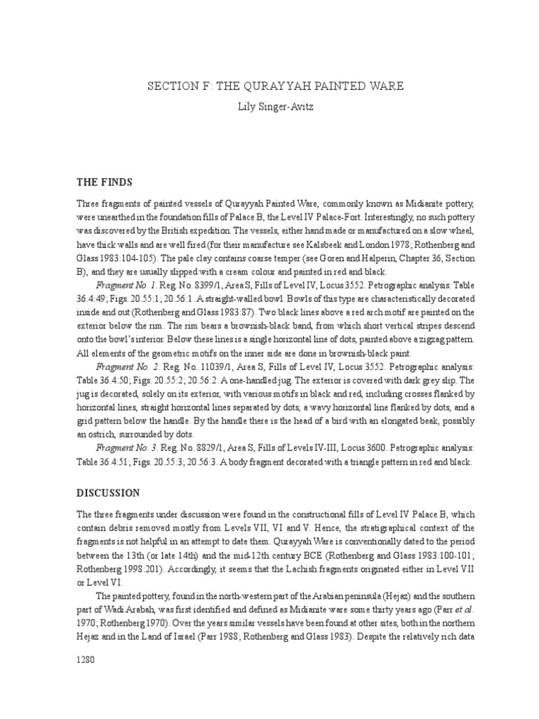 The Qurayyah Painted Ware | PDF | Pottery | Archaeology