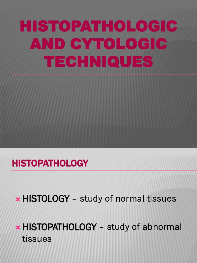Histopath Review | PDF | Fixation (Histology) | Cytopathology