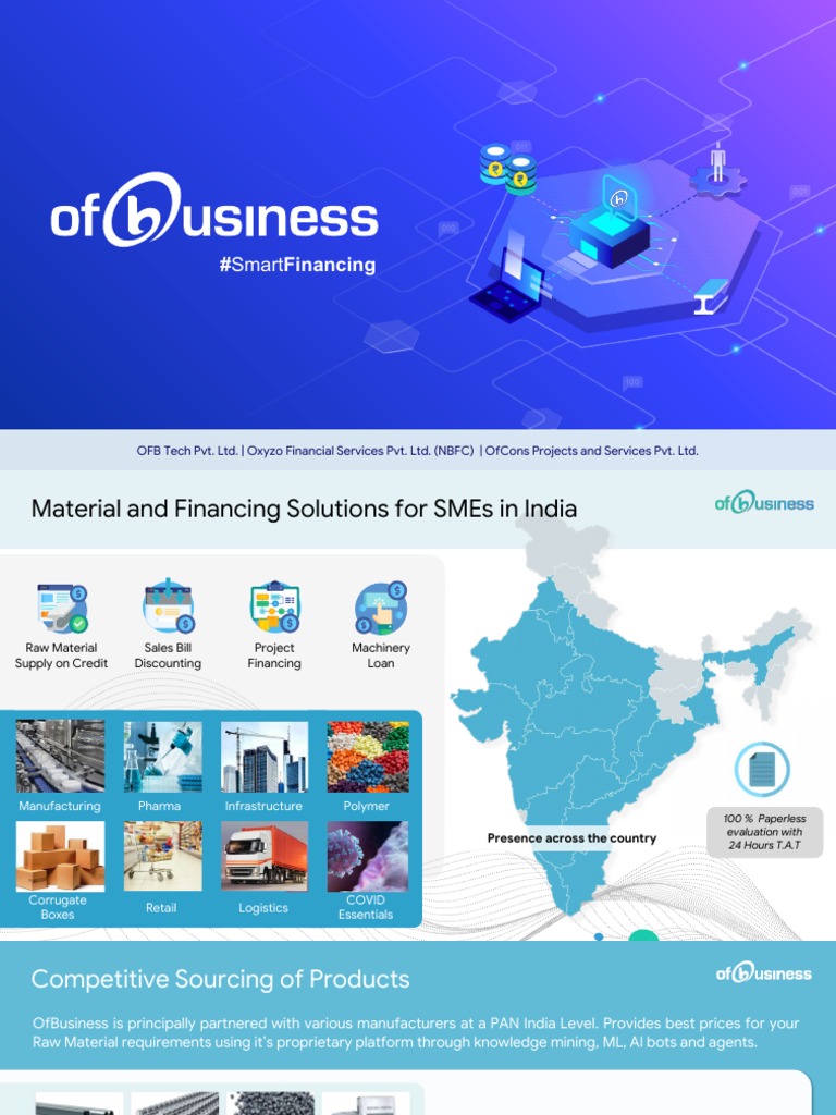 #Smartfinancing: Ofb Tech Pvt. Ltd. - Oxyzo Financial Services Pvt. Ltd ...