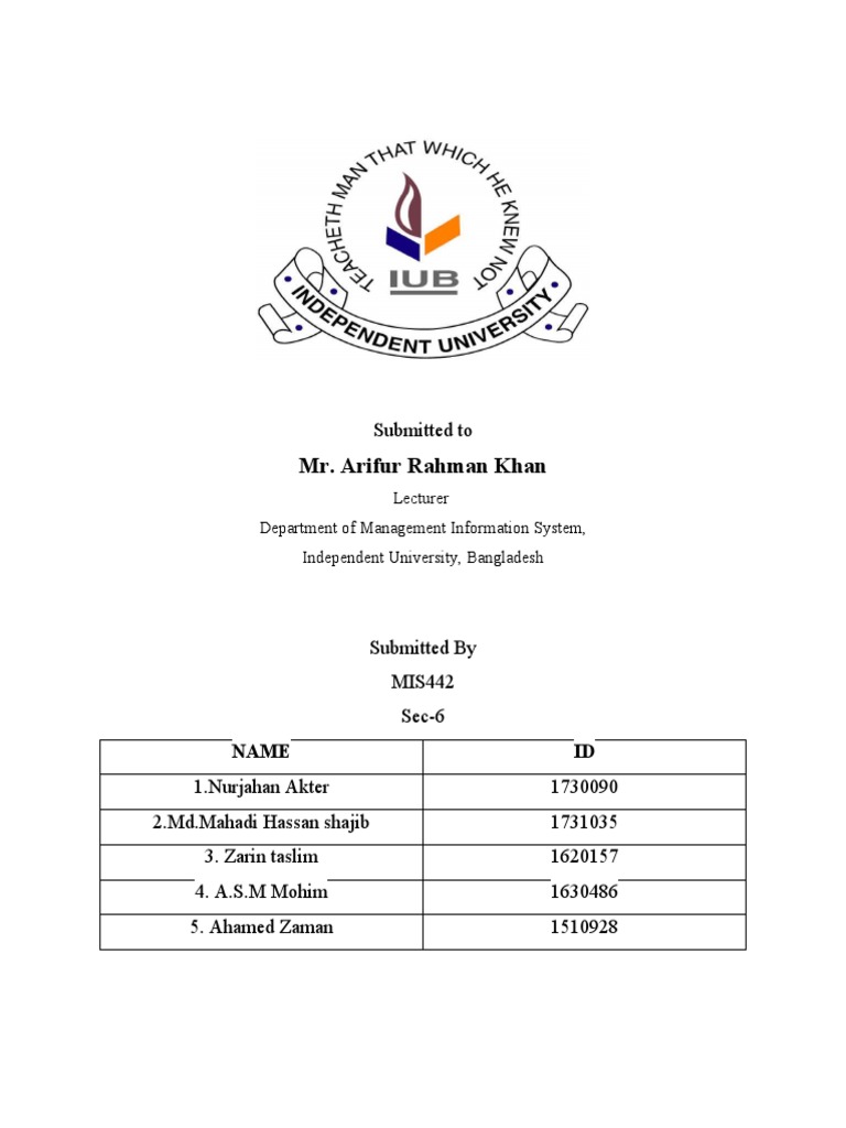 MIS 442 Final Report | PDF | Backup | Cloud Computing