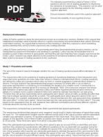 Yuille and Cutshall | PDF | Witness | Memory