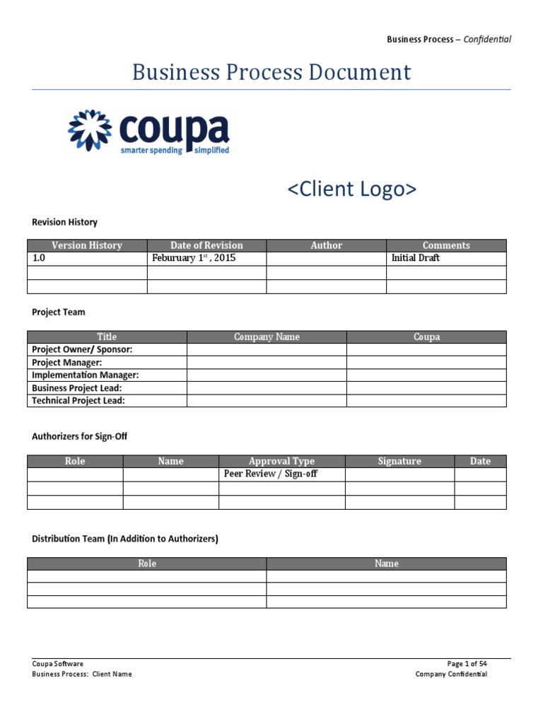 Coupa Business Process Overview | PDF | World Wide Web | Internet & Web