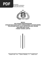 Sistem IRSMS: Manajemen Keselamatan Jalan Terpadu | PDF | Bisnis | Komputer