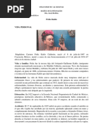 Análisis Ensayo Frida Kahlo. El Mundo Es Una Cama | PDF | México ...