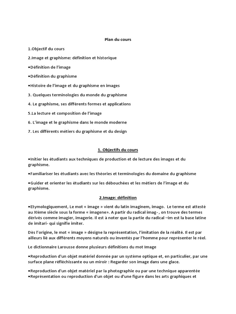 Introduction au graphisme et à l'image | PDF | Conception | Affiche