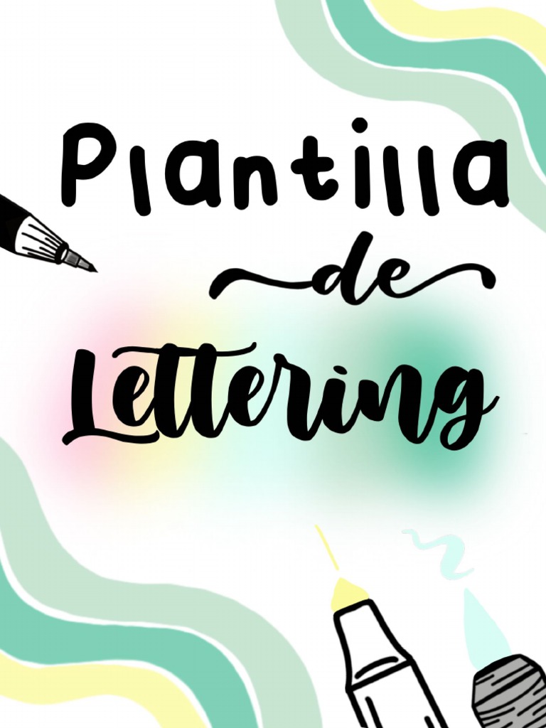 Plantillas de Caligrafía Lettering Básico | PDF