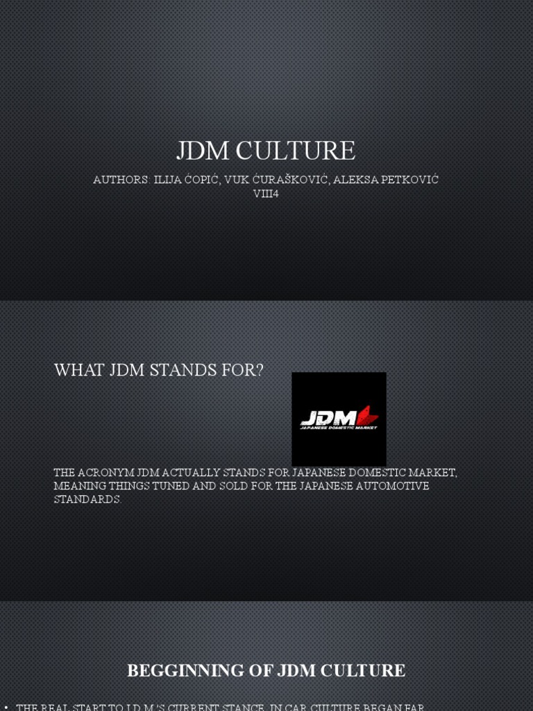 JDM 1 | PDF