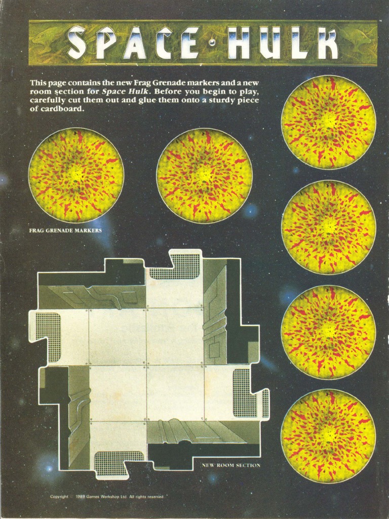 Space Hulk - New Floor Tiles and Counters From White Dwarf | PDF