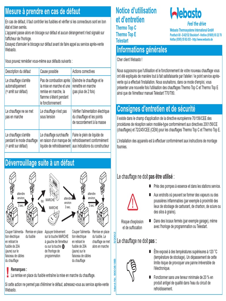Webasto | PDF | Biens manufacturés