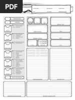 Dark Souls The Roleplaying Game Character Sheet (Form Fillable) | PDF ...