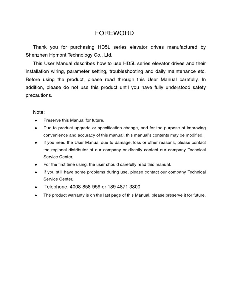 Drive - Hpmont | PDF | Electric Motor | Electrical Wiring