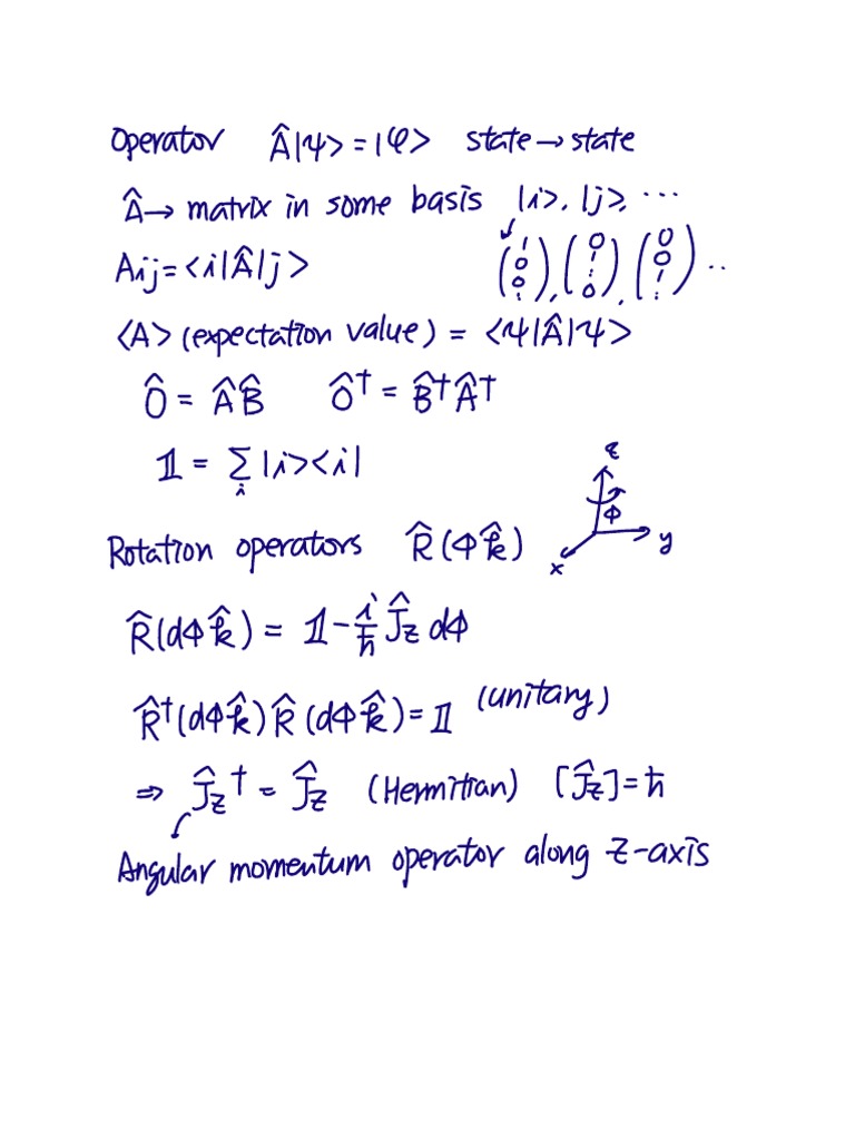 5angular Momentum Operators | PDF