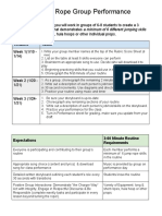 Jump Rope Skills Assessment Rubric | PDF | Gymnastics | Rhythm