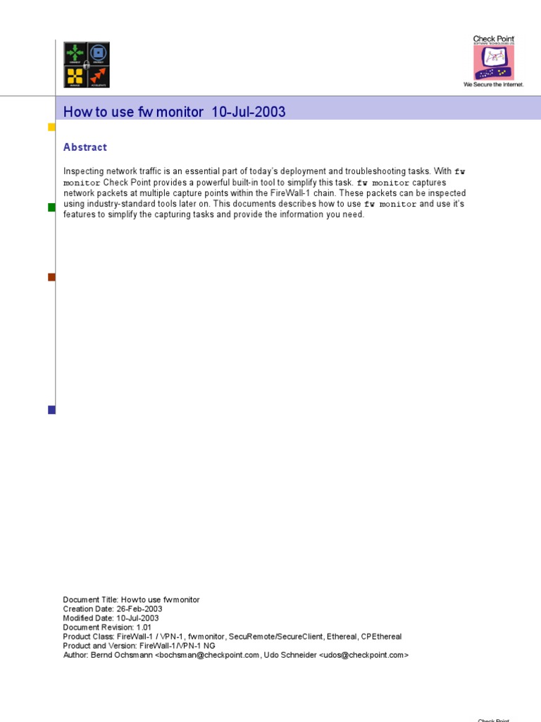 FW Monitor Rev1 01 | PDF